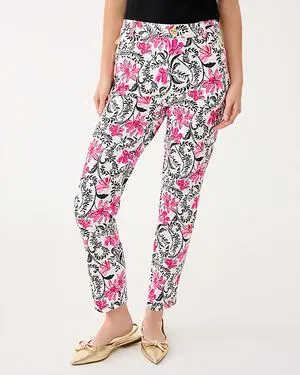 LILLY PULITZER 29' Ana High Rise Pant - Coconut Sunshine Seekers