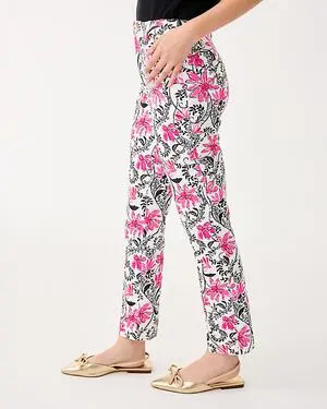 LILLY PULITZER 29' Ana High Rise Pant - Coconut Sunshine Seekers