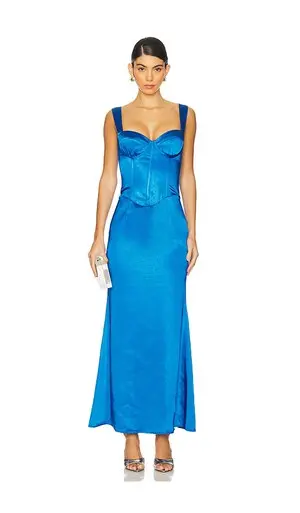 RUNAWAY THE LABEL Oura Maxi Dress - Royal