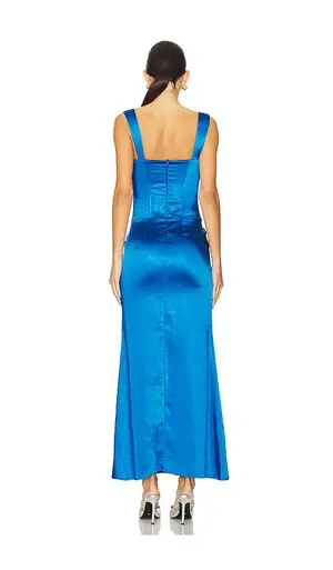 RUNAWAY THE LABEL Oura Maxi Dress - Royal