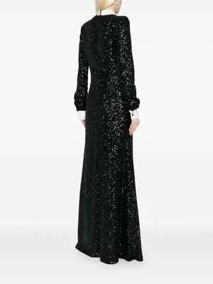 MACGRAW Neo Gothic Sequin Gown