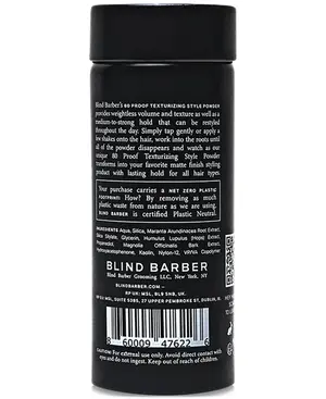 BLIND BARBER 80 Proof Texturizing Style Powder