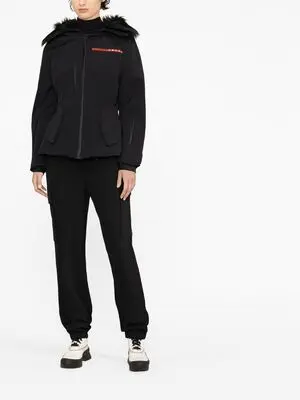 Prada Logo-patch Hooded Jacket
