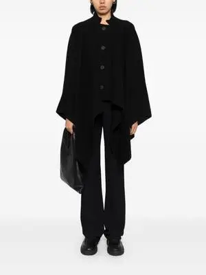 Yohji Yamamoto Button-up Cape