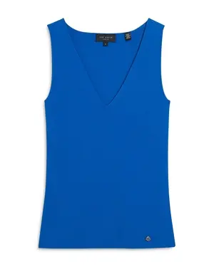 Ted Baker London V-neck Sleeveless Top
