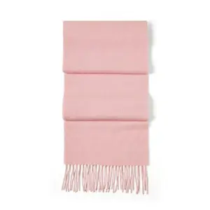 ASPINAL OF LONDON Pure Cashmere Scarf In Baby Cashmere - Pink
