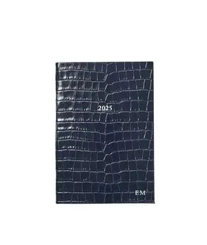 ASPINAL OF LONDON 2025 A5 Day To Page Leather Diary