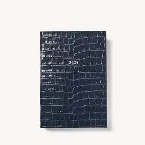 ASPINAL OF LONDON 2025 A5 Day To Page Leather Diary