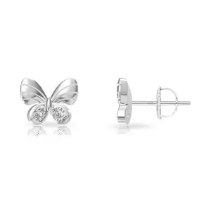 DONATELLO GIAN Sterling Butterfly Stud Earrings