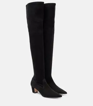 Manolo Blahnik Lupasca 55 Over-the-knee Boots - Black