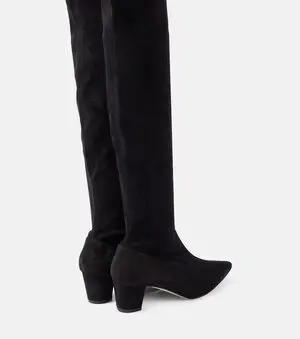 Manolo Blahnik Lupasca 55 Over-the-knee Boots - Black