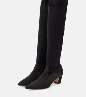Manolo Blahnik Lupasca 55 Over-the-knee Boots - Black