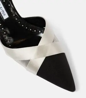 Manolo Blahnik Oyounasli 50 Slingback Pumps