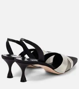 Manolo Blahnik Oyounasli 50 Slingback Pumps