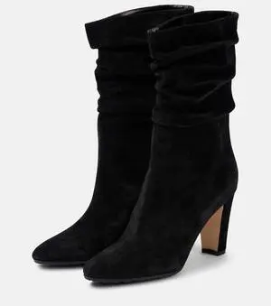 Manolo Blahnik Calasso 90 Knee-high Boots - Black