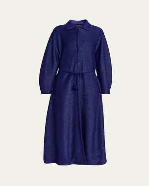 Giorgio Armani Drawstring Maxi Coat