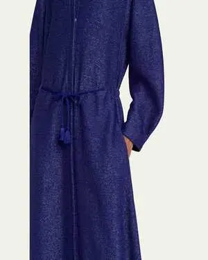 Giorgio Armani Drawstring Maxi Coat