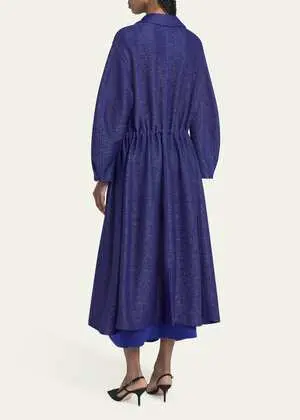 Giorgio Armani Drawstring Maxi Coat