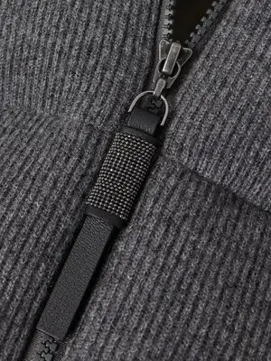 Brunello Cucinelli Padded Ribbed-cashmere Jacket