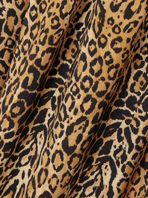 Melissa Odabash Elsa Leopard-print Maxi Wrap Skirt