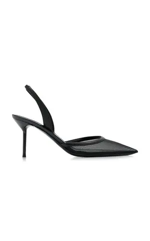 Paris Texas Lidia Mesh Slingback Pumps