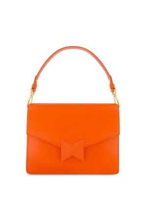 Mac Duggal Leather Shoulder Bag - Sunset