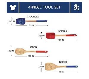 Disney Home Bon Voyage 4-piece Kitchen Tool Set