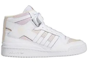 Adidas Forum Mid Sneakers - Cloud White/bliss Orange