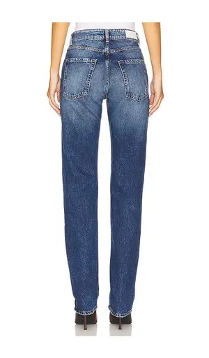 ICON DENIM LA Skye Straight Leg Jeans - Deep Blue