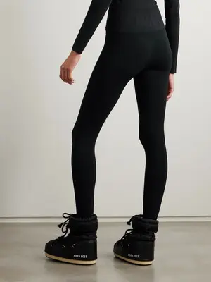 Perfect Moment Ribbed Thermal Modal-blend Leggings
