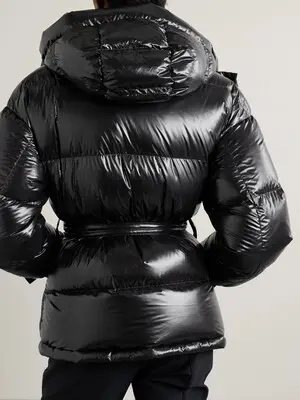 Perfect Moment Maya Hooded Quilted Glossed-shell Down Ski Jacket