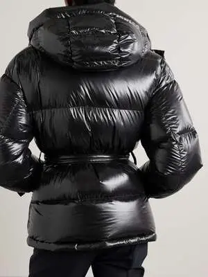 Perfect Moment Maya Hooded Quilted Glossed-shell Down Ski Jacket