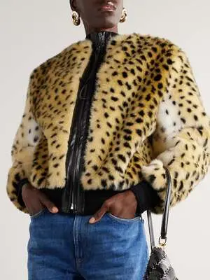 Rabanne Cheetah-print Faux-fur Jacket