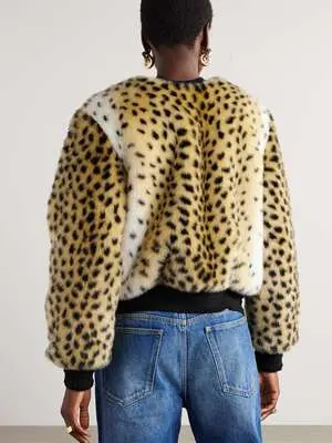 Rabanne Cheetah-print Faux-fur Jacket