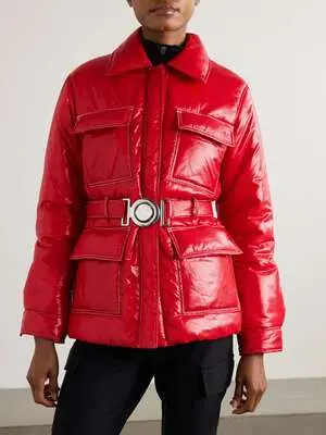 Perfect Moment Jade Belted Quilted Ski Jacket