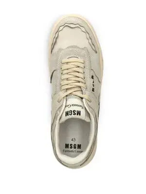 MSGM Multi-panel Sneakers - Neutrals