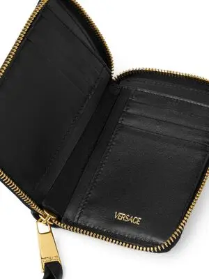 Versace Tag Zip-up Wallet