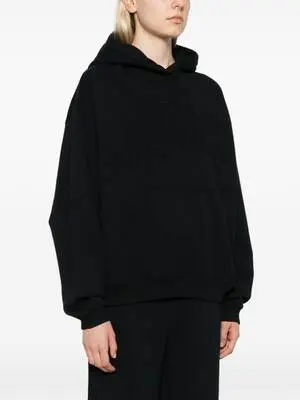 ROTATE BY BIRGER CHRISTENSEN Logo-embroidered Hoodie - Black