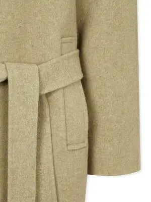 STUDIO TOMBOY High-neck Belted Wool Coat