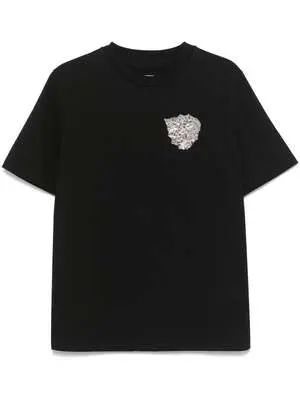 JIL SANDER Leaf-appliqué T-shirt