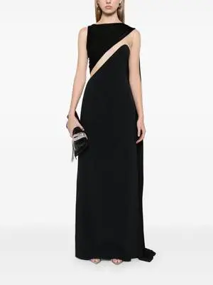 David Koma Draped Gown
