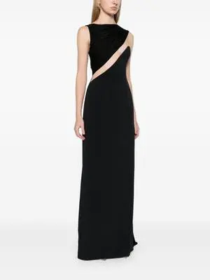 David Koma Draped Gown