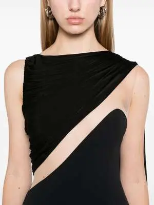 David Koma Draped Gown