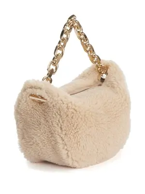 Fabiana Filippi Shearling Eyelet Bag - Neutrals