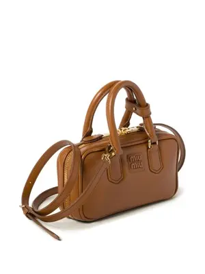 Miu Miu Arcadie Mini Tote Bag - Brown