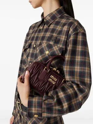 Miu Miu Tartan Wool Shirt