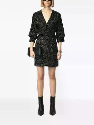 Zadig&Voltaire Rosli Sequin Dress - Black
