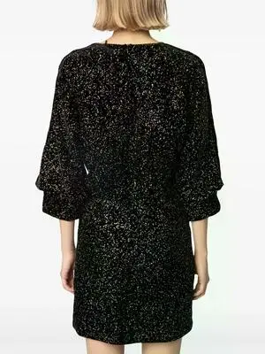 Zadig&Voltaire Rosli Sequin Dress - Black