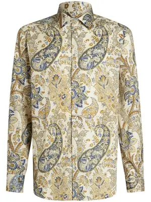 Etro Paisley-print Shirt - Green