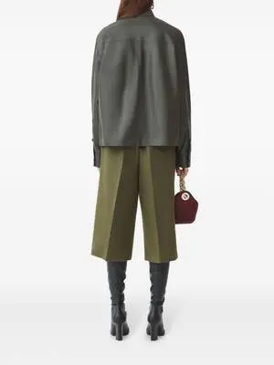 Fabiana Filippi Bow-detailed Lambskin Shirt